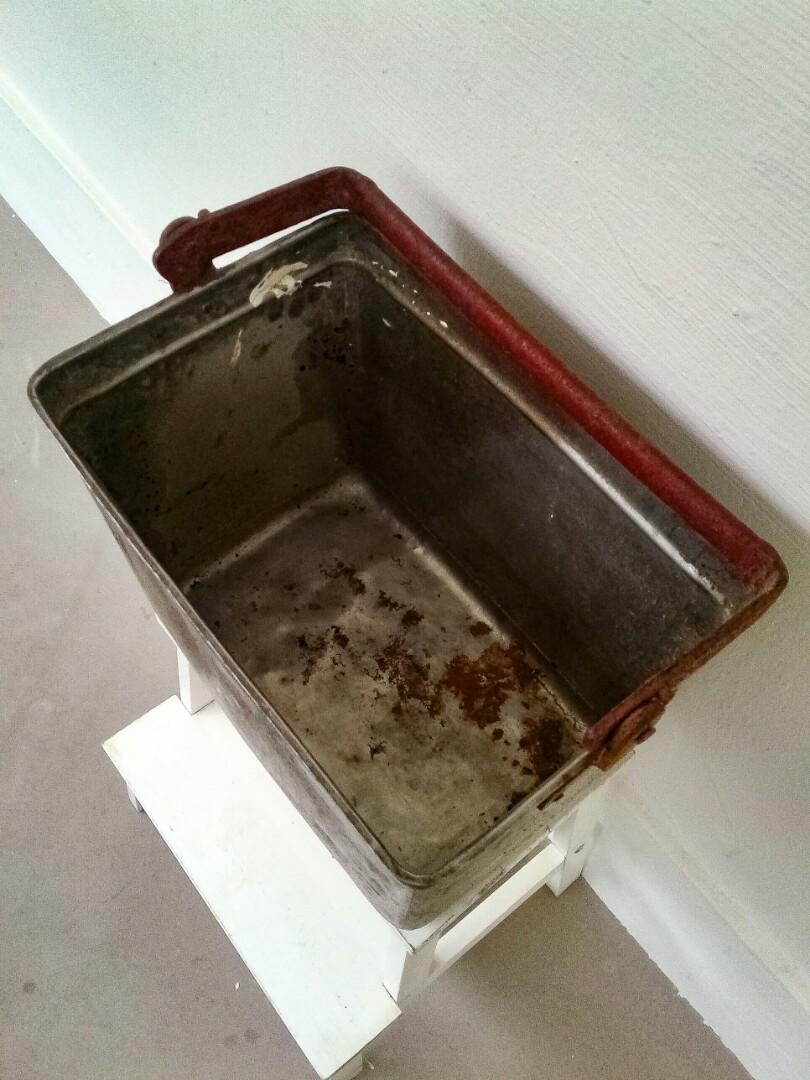 WW2 British Army Vintage Stainless Steel Food Container / Bucket / Pail ...