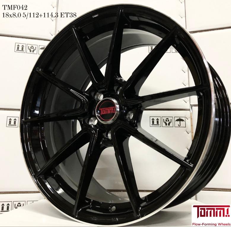 18 Inch 5x114.3/112 Brand New Original TOMMI Forged Rims TMF042, Car ...