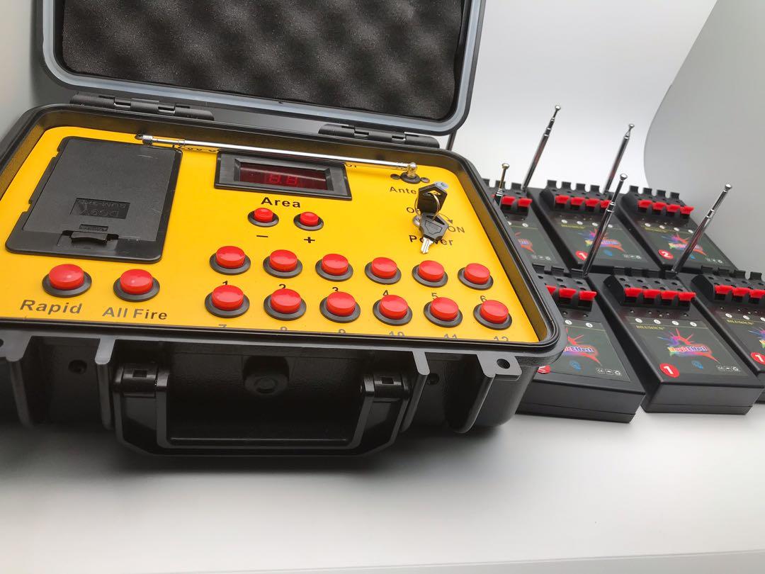 24 Cues Wireless Fireworks Firing System - Wireless Control 500M ...