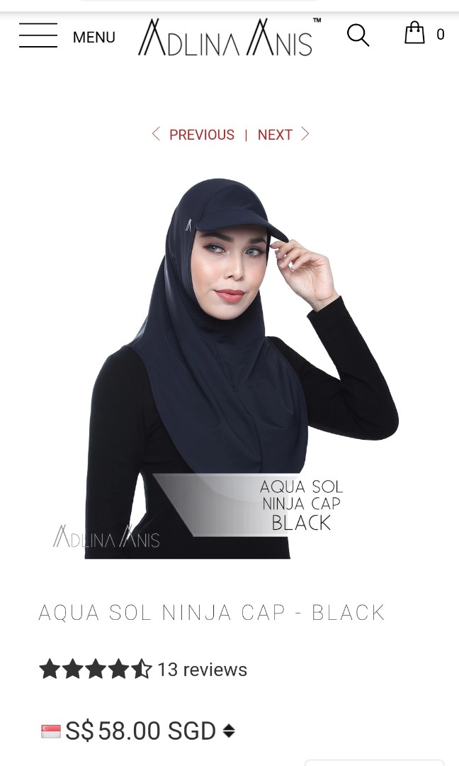 Adlina Anis Aqua Sol Ninja, Women's Fashion, Muslimah Fashion, Hijabs ...