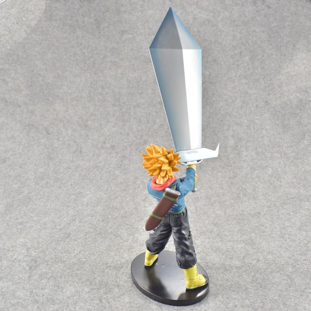 Anime Dragon Ball Dragonball Z Super Saiyan Trunks Sword Statue Figure ...
