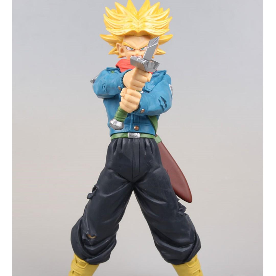 Anime Dragon Ball Dragonball Z Super Saiyan Trunks Sword Statue Figure ...