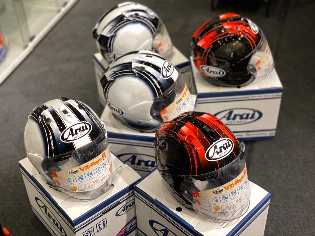 Arai Helmet VZ-RAM Harada Tour Original, Motorbikes on Carousell