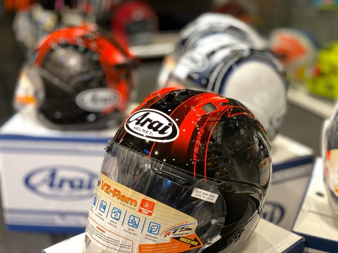 Arai Helmet VZ-RAM Harada Tour Original, Motorbikes on Carousell