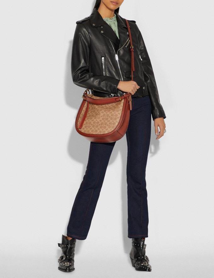 Authentic coach sutton hobo in signature canvas, Women's Fashion, Bags ...