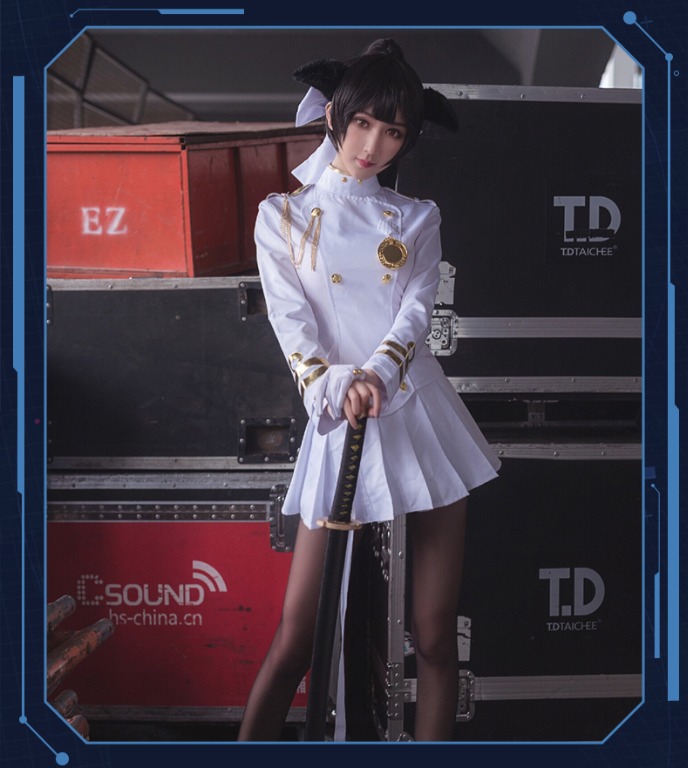 Azur Lane Cosplay Takao, Women's Fashion, Dresses & Sets, Evening ...