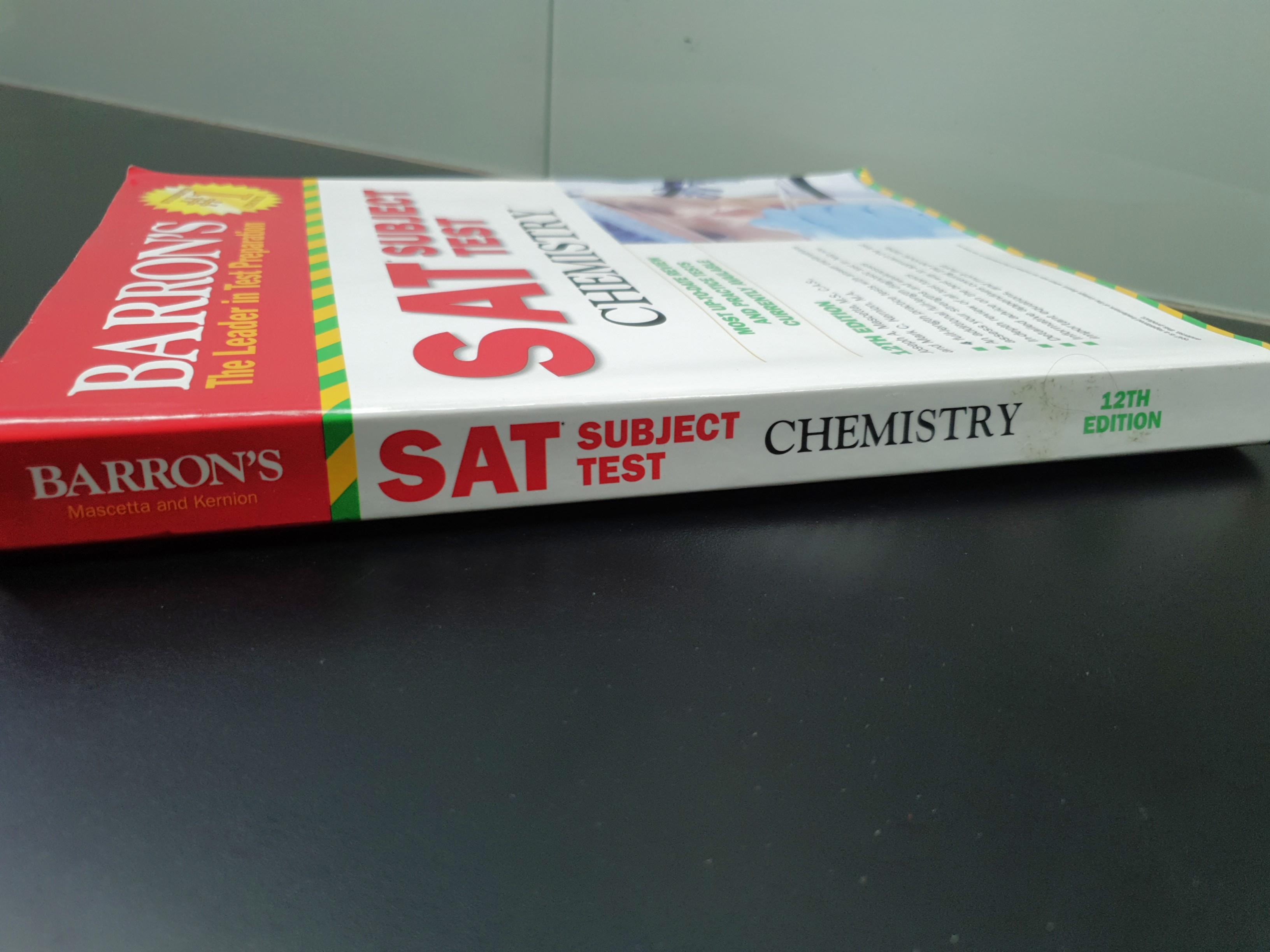 Barron's SAT Chemistry subject test, Hobbies & Toys, Books & Magazines ...