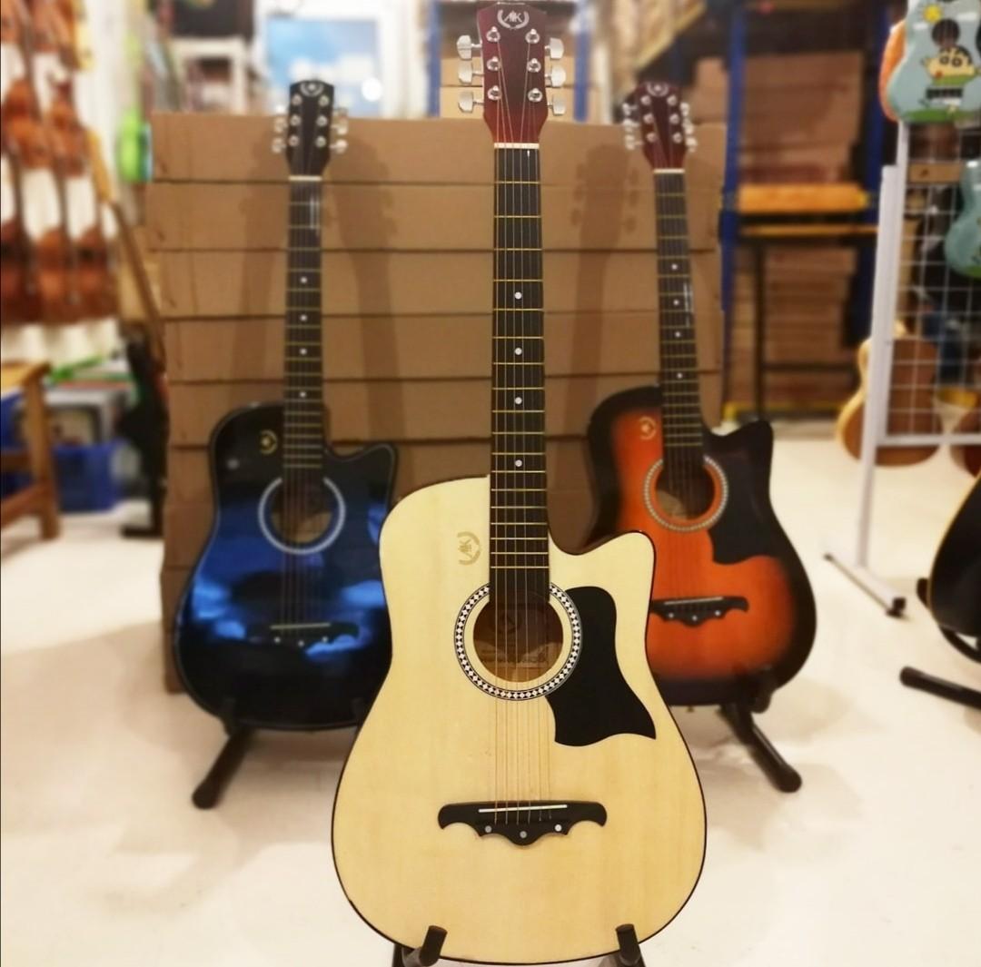 Baru! Gitar Akustik Acoustic Guitar Free Bag Pick, Hobbies & Toys ...