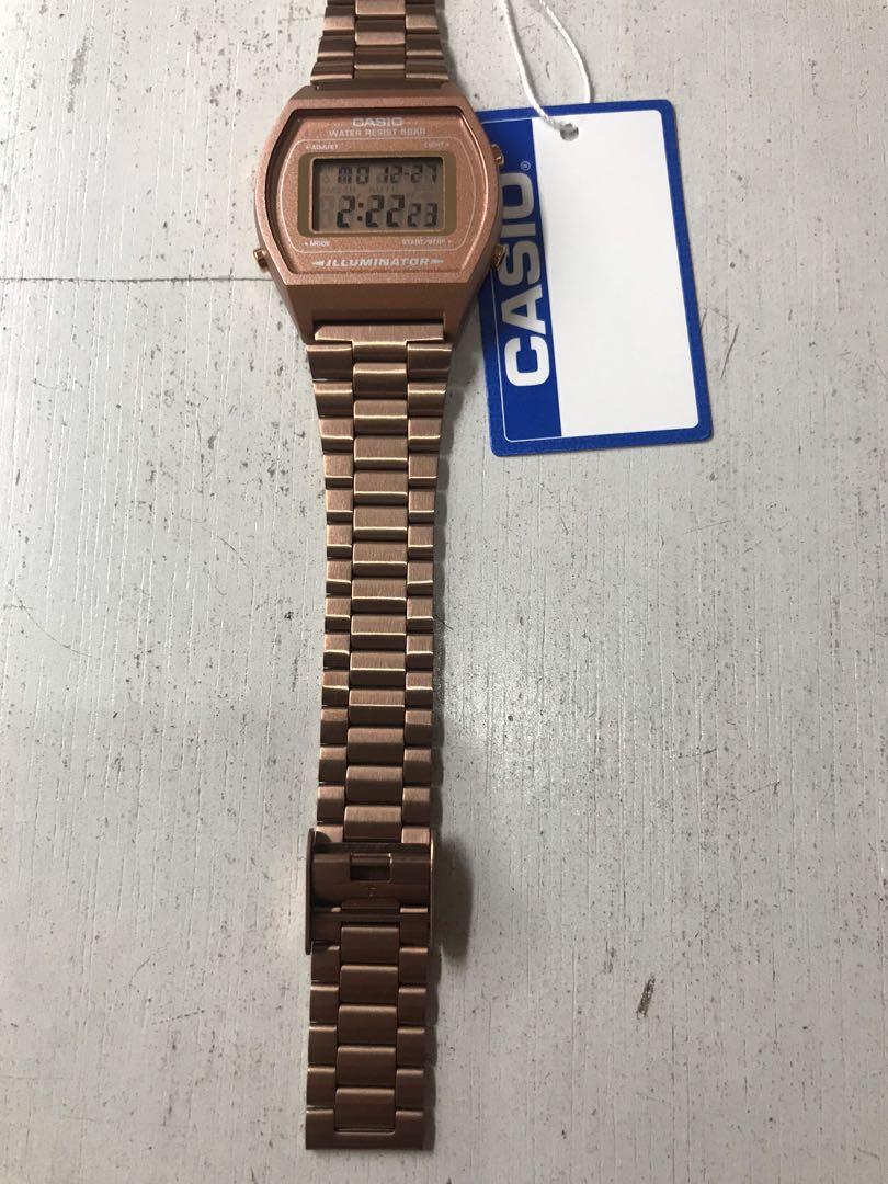 Casio B640 Rose Gold B640WC-5A, Women's Fashion, Watches & Accessories ...