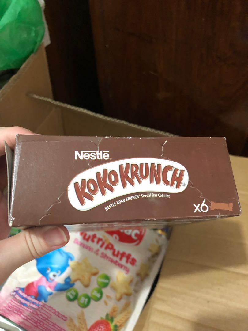 Coco crunch sereal bar coklat chocolate cereal white milk, Makanan ...