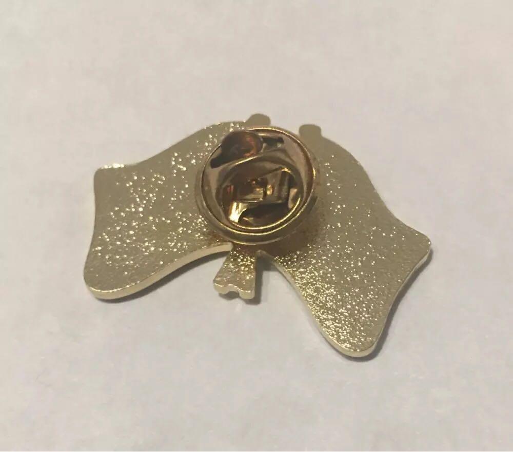 Custom Pin: Friendship Flag collar pin, Two Flag pin, Country Flag ...