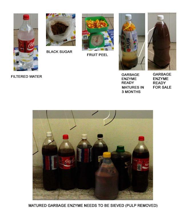 Garbage Enzyme (Eco Enzyme) - Cleans, Refresh, Sanitize, Furniture ...