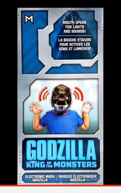 Godzilla: King of the Monsters Godzilla Electronic Mask [Sound Effects ...