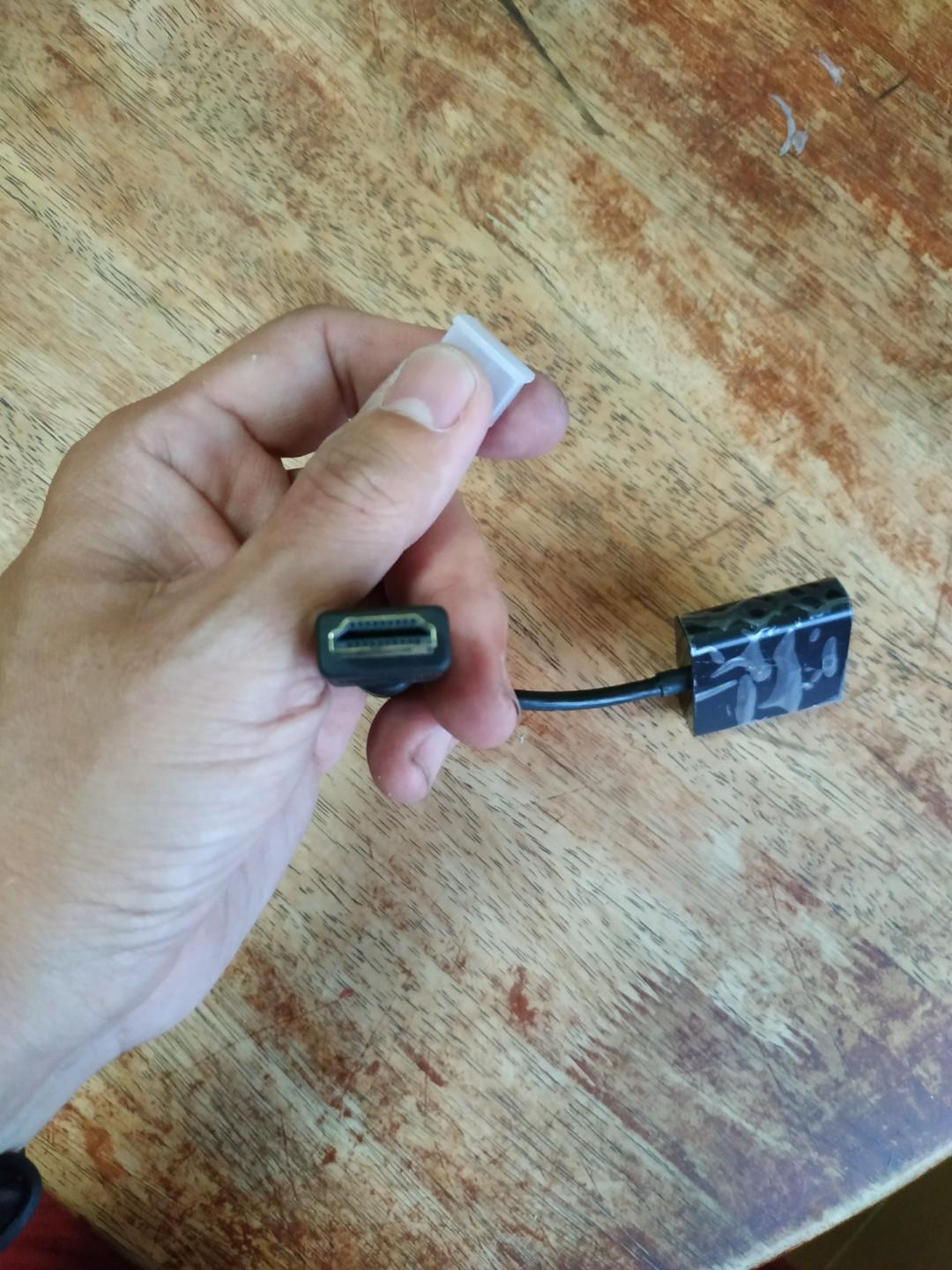 HDMI to VGA Connector - For old monitor, laptop, desktop, Computers ...