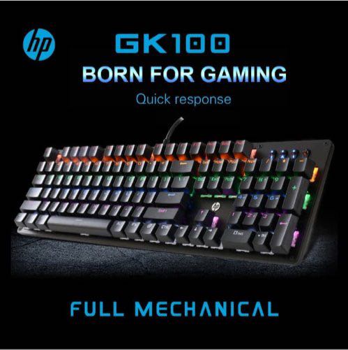 HP Mechanical Gaming Keyboard GK100, Computers & Tech, Parts ...