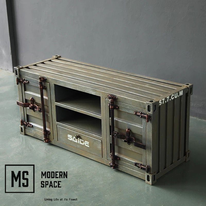 MASON Industrial Cargo Loft Sideboard / SDR53, Furniture & Home Living ...