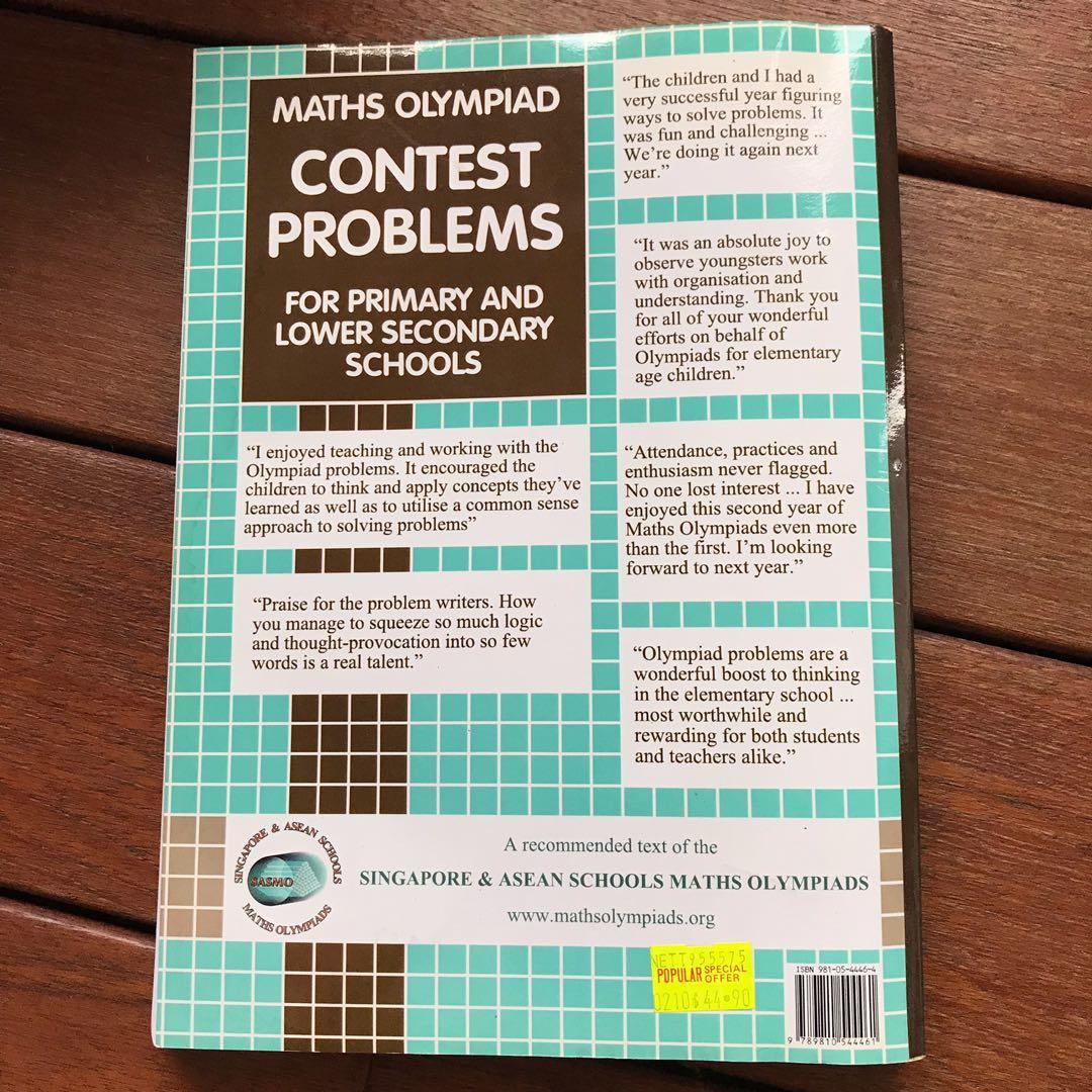 Math Olympiad Contest Problems for Primary & Lower Sec Schools: ASEAN ...