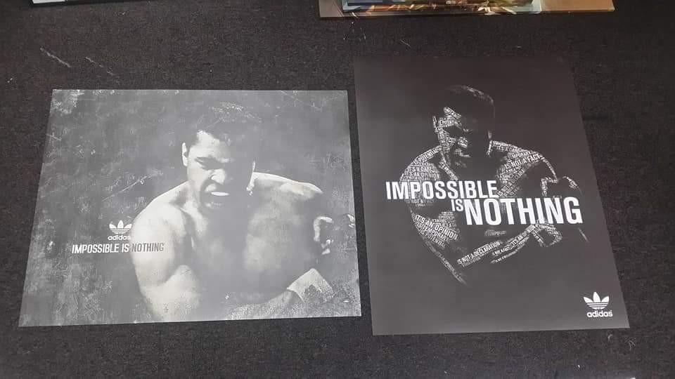 MUHAMMAD ALI POSTER, Furniture & Home Living, Home Decor, Frames ...