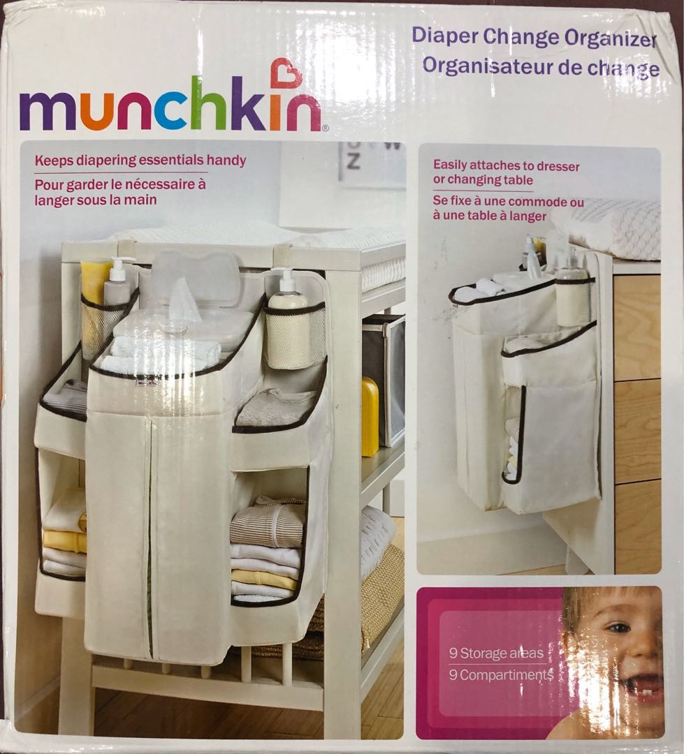 Munchkin Diaper Change Organizer, Babies & Kids, Bathing & Changing ...