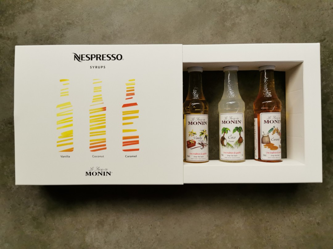 Nespresso Syrup Bottles, Food & Drinks, Beverages on Carousell