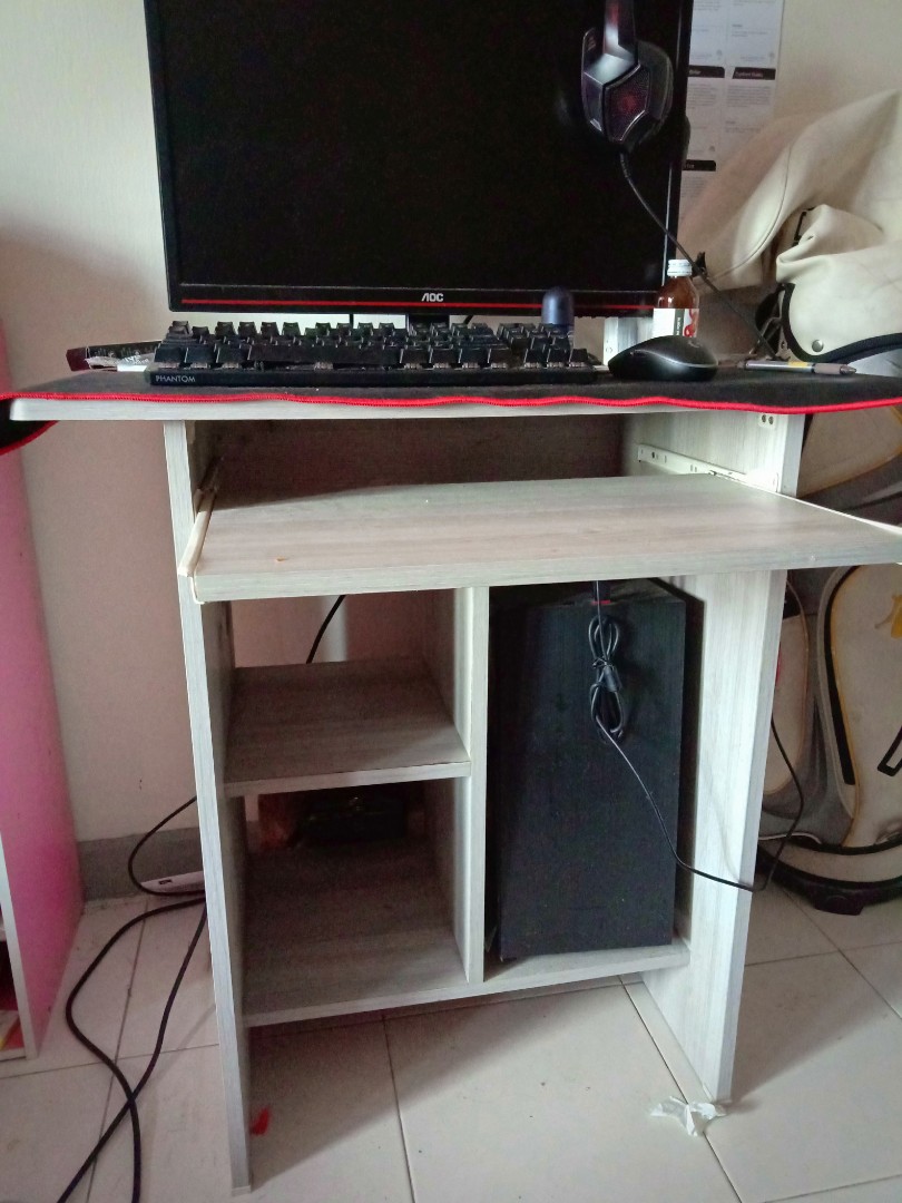 Pc study table, Furniture & Home Living, Furniture, Tables & Sets on ...