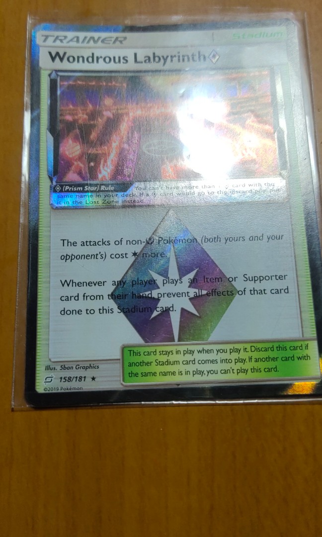 Pokémon card wondrous labyrinth, Hobbies & Toys, Toys & Games on Carousell