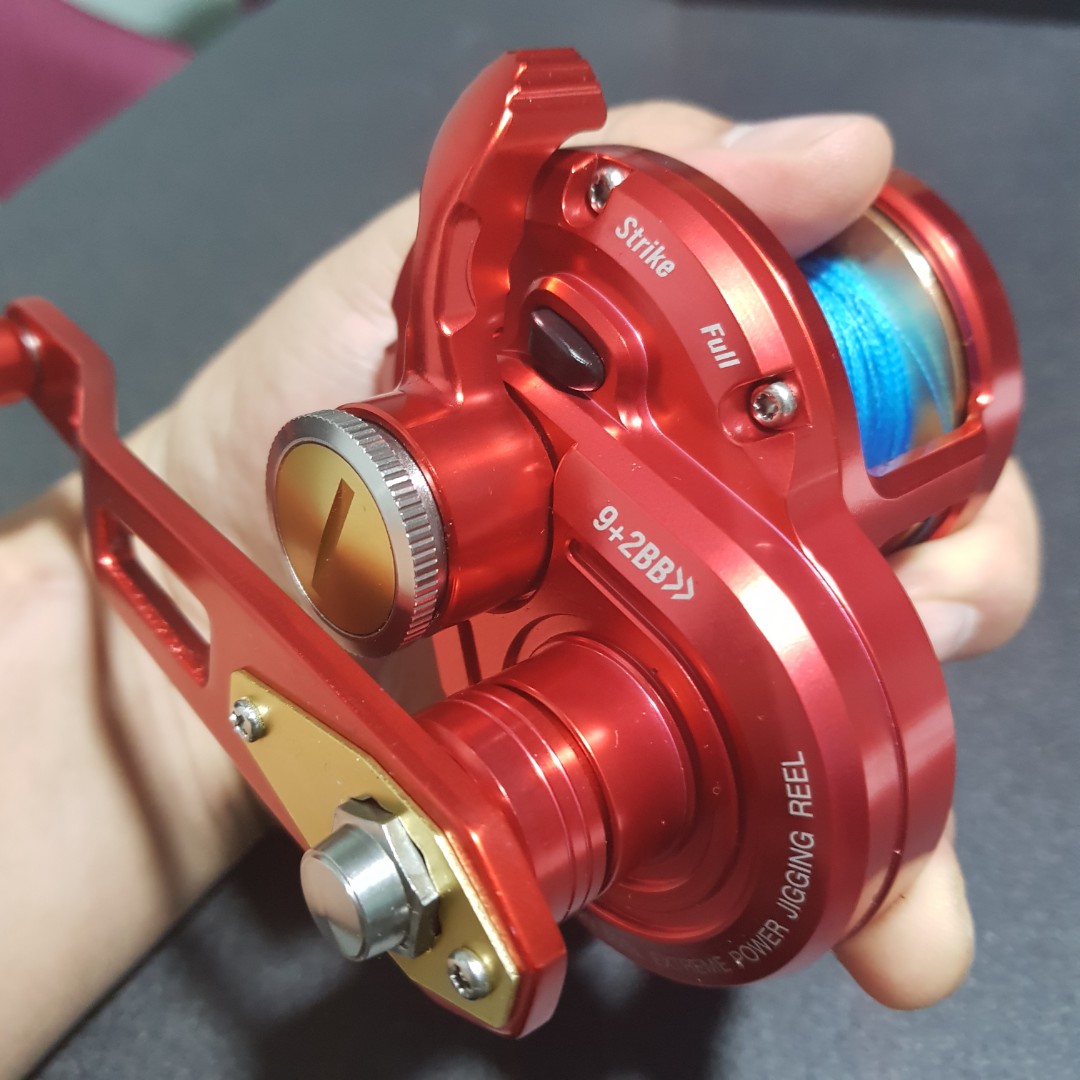 Poseidon 50 SL Right Hand Jigging Reel, Sports, Sports & Games Equipment on Carousell