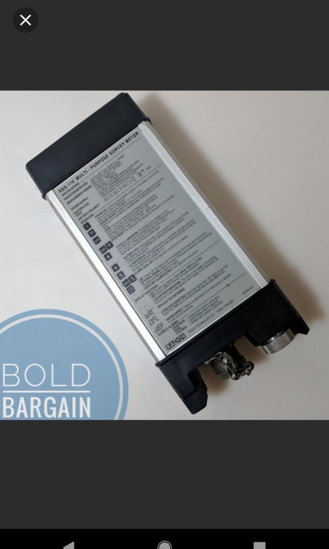 Rados Rds-110 multi purpose survey meter Geiger muler counter nuclear ...