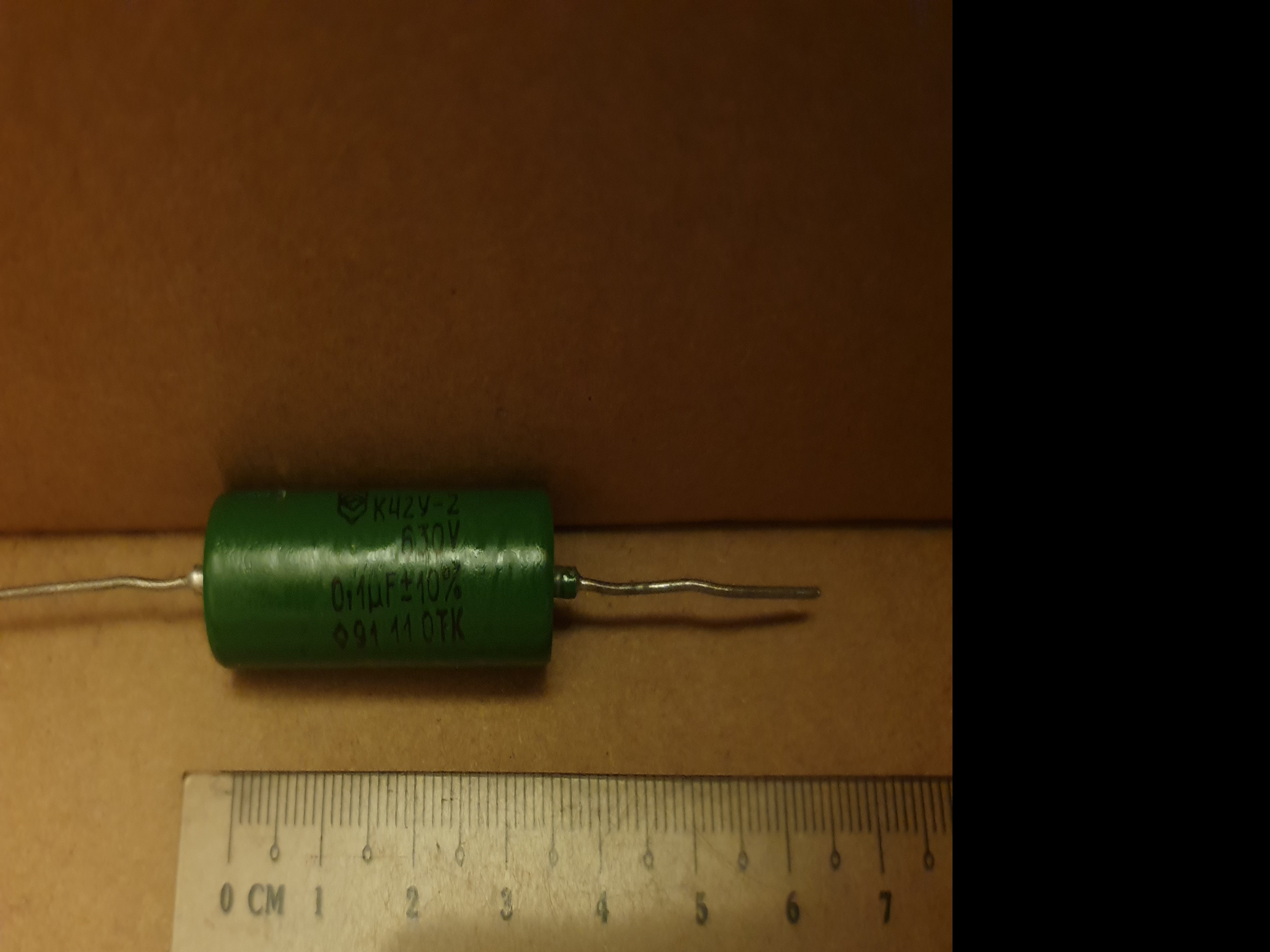 Russian Capacitor for Audio - K42Y - 0.1 uF, 630V, Audio, Other Audio ...