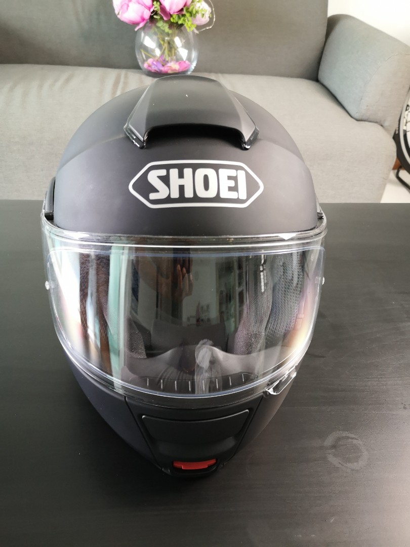 Shoei Neotec modular/flip up helmet, Motorcycles, Motorcycle Apparel on ...