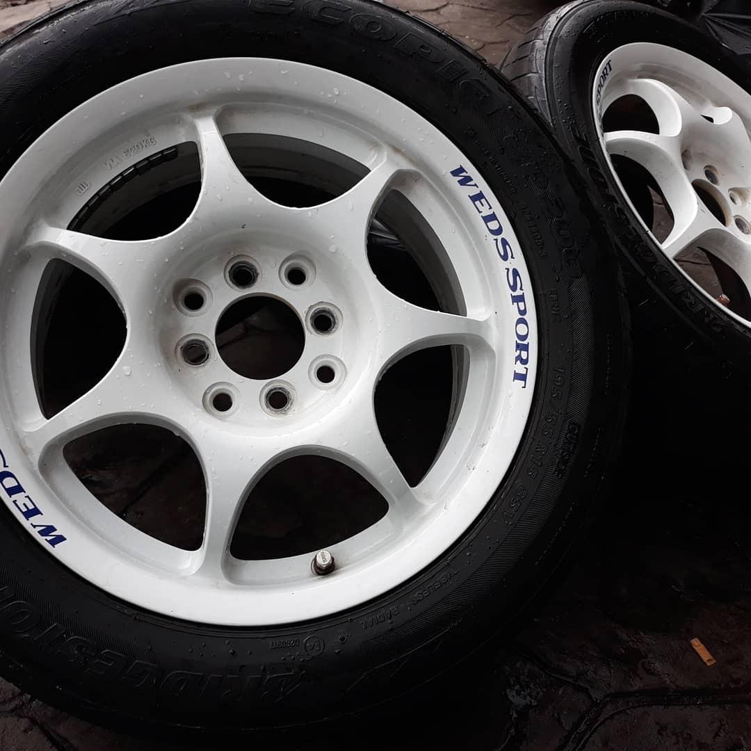 Sportrim Wedsport Tc05 15" pcd 4x100 Ori Japan, Auto Accessories on ...