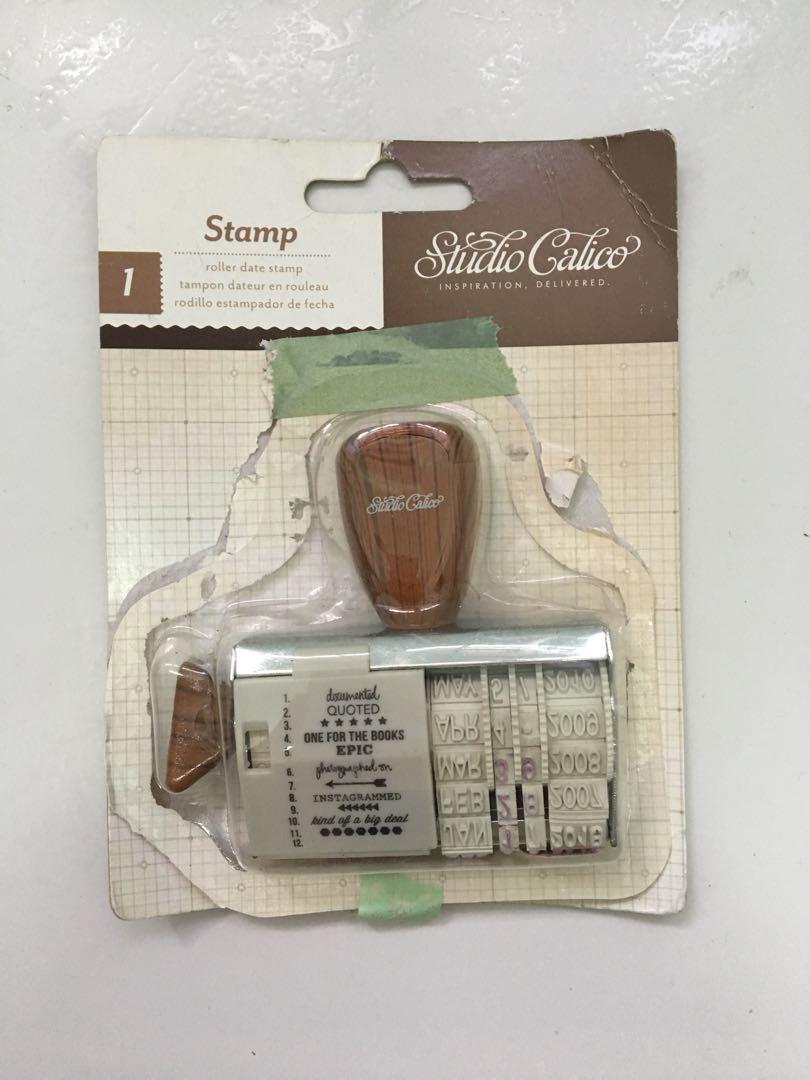 Studio Calico Roller Date Stamp, Hobbies & Toys, Stationery & Craft ...