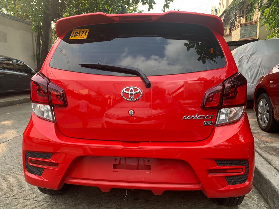 2019 Toyota Wigo 1.0 G Automatic Red Mica, Cars for Sale on Carousell