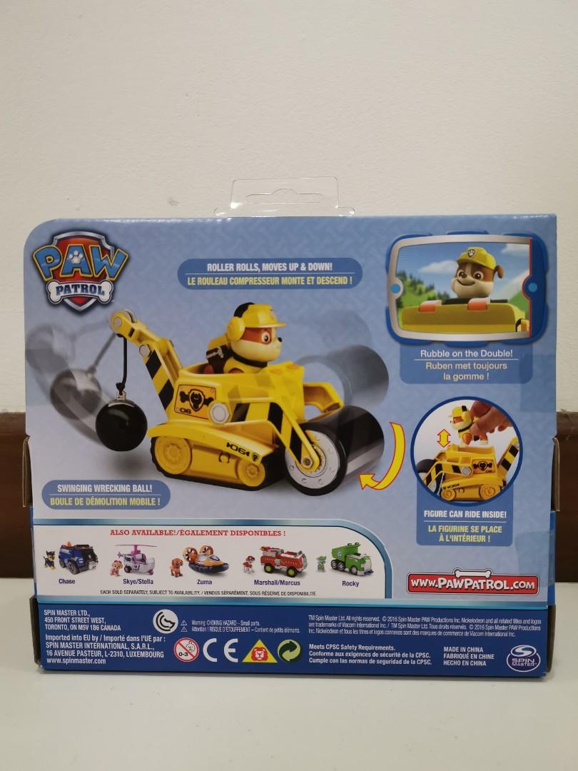 Brand new in box Nickelodeon Paw Patrol Rubble Steam Roller, Babies ...