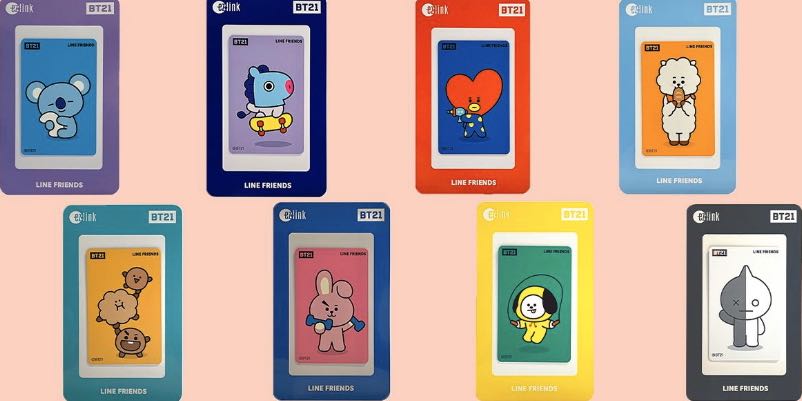BT21 Character EZ-Link Cards, Hobbies & Toys, Memorabilia ...