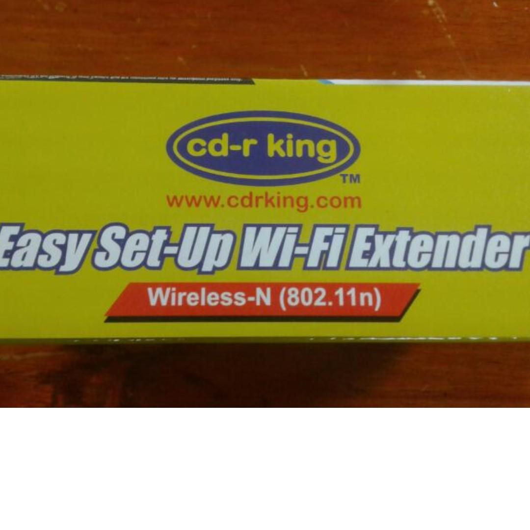 cd-r king Easy set-up wi-fi extender, Computers & Tech, Parts ...