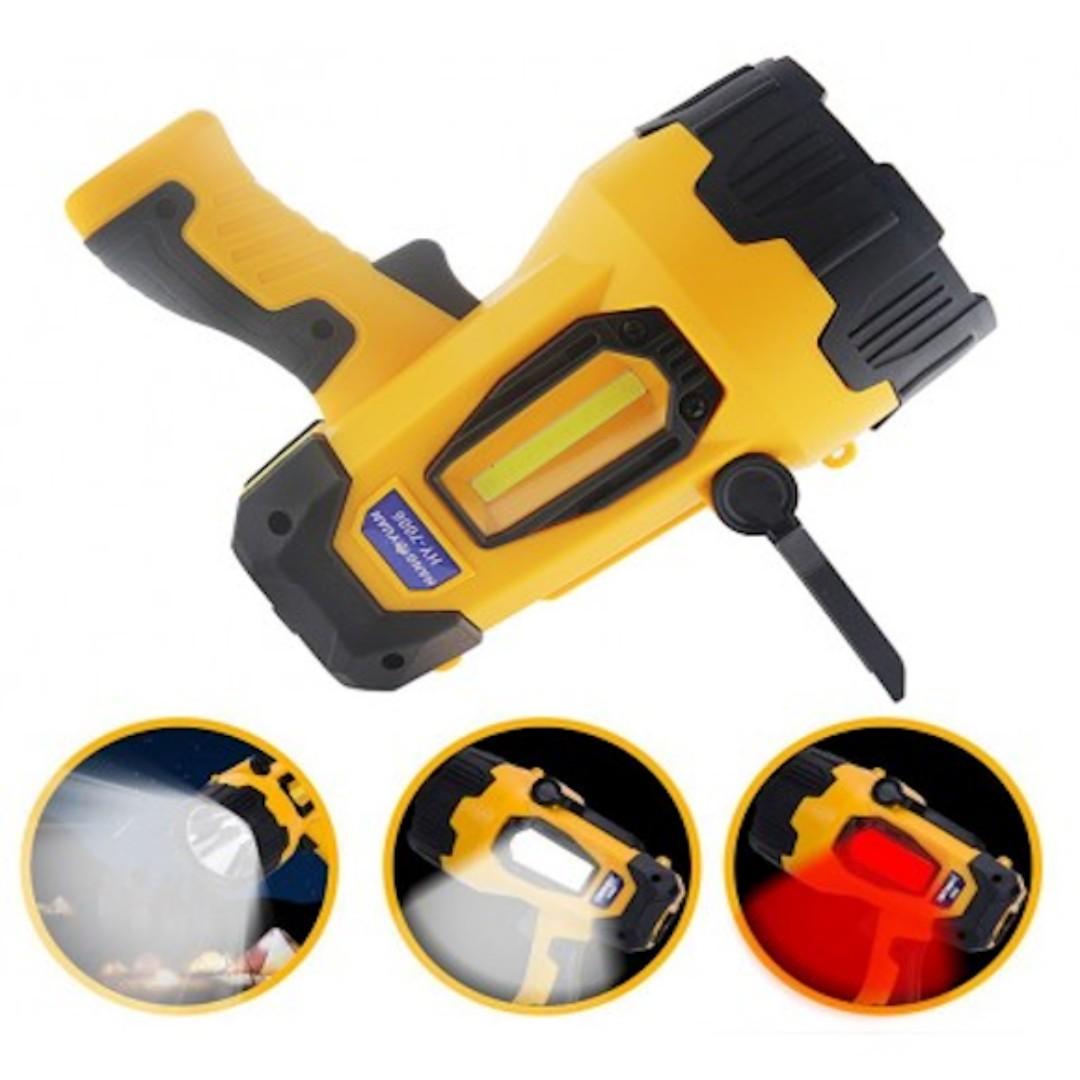 Cree LED Flashlight Spotlight Torch Marine Search Light Rechargeable ...