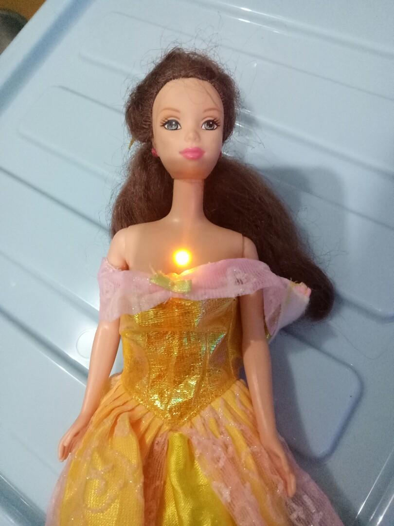 2002 Disney Princess Flutter Fantasy Belle Sparkling doll by Mattel ...
