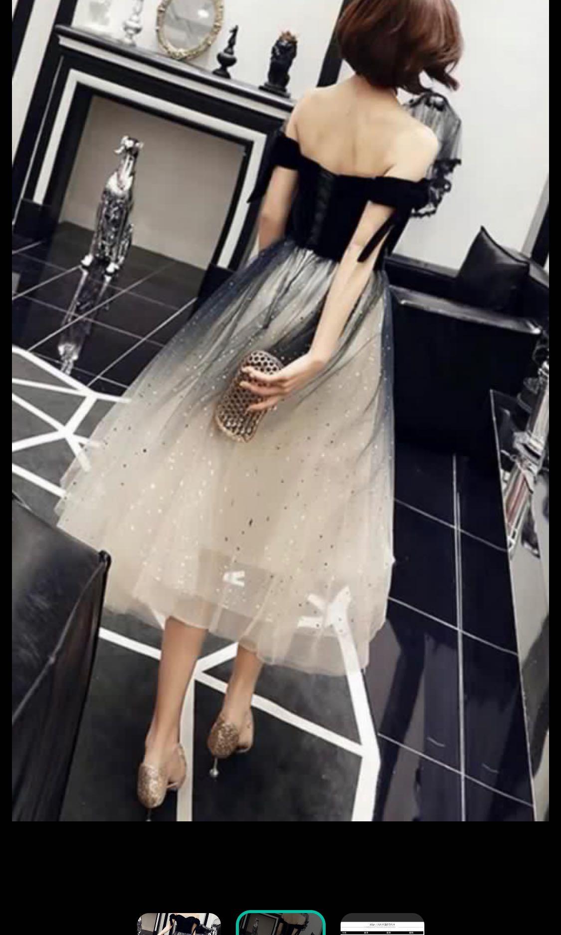 Evening Gown DND Prom, Women's Fashion, Dresses & Sets, Evening dresses ...