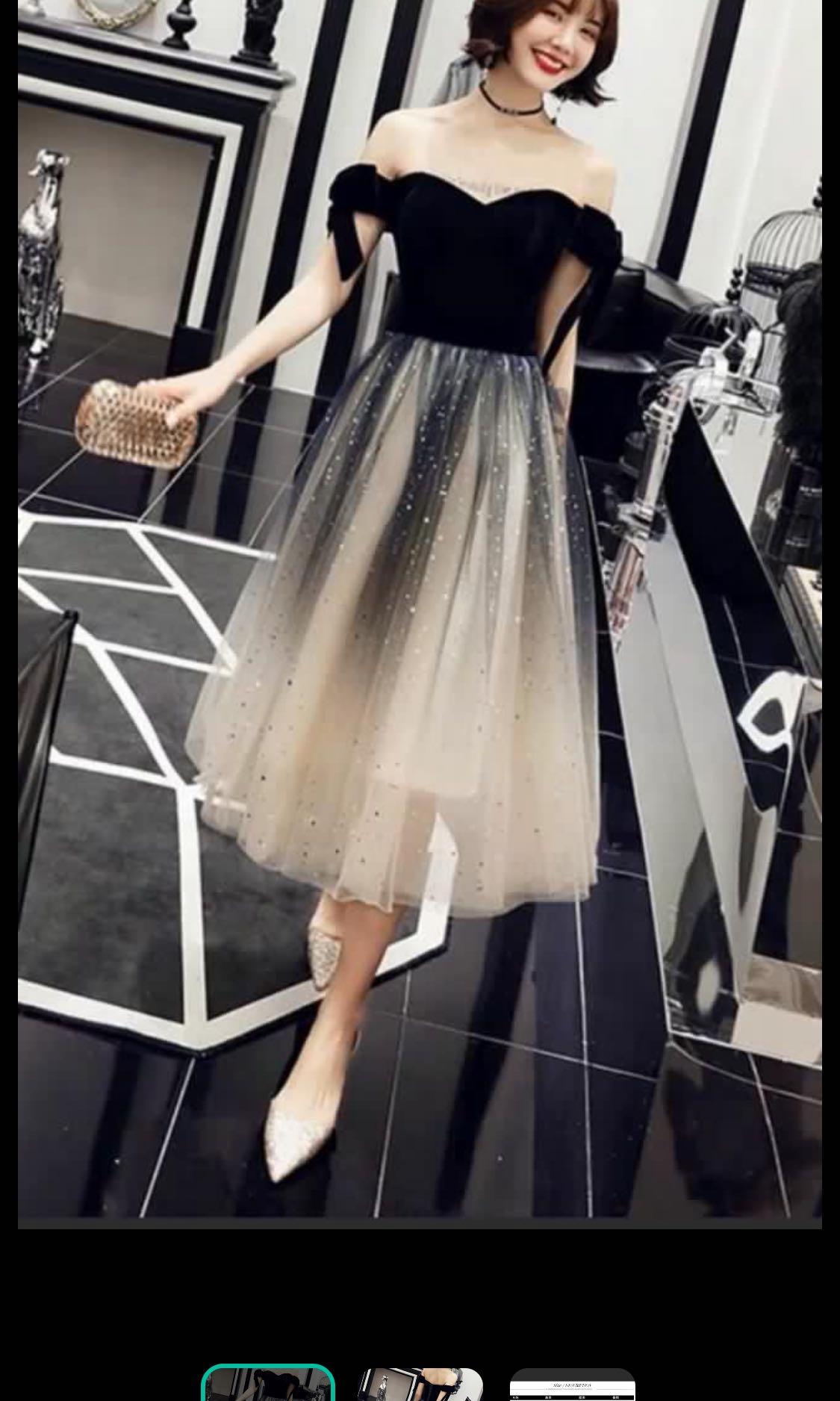 Evening Gown DND Prom, Women's Fashion, Dresses & Sets, Evening dresses ...