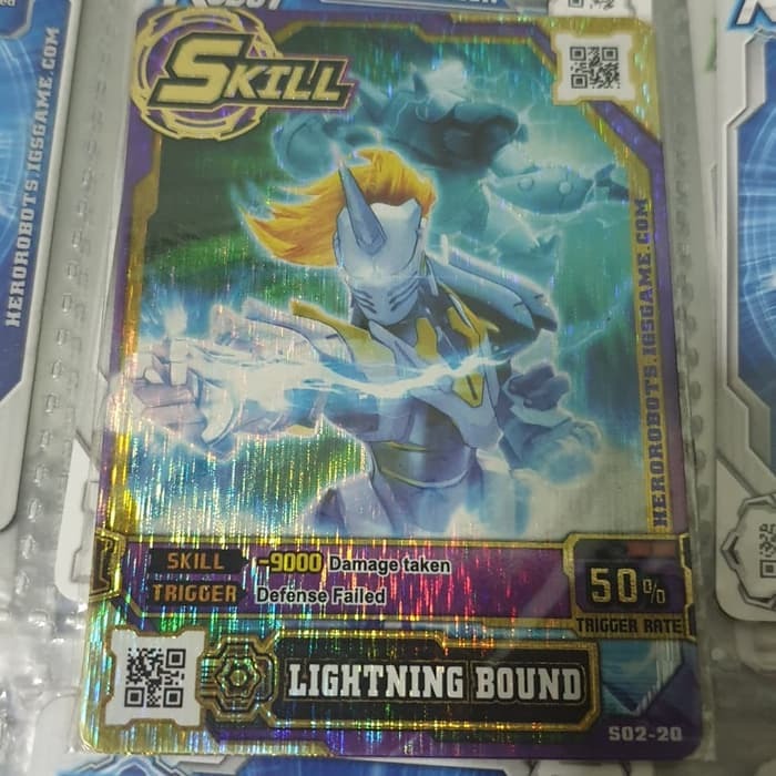 [EXTINCT CARD] Hero of Robots Ver. 2 Gold - Lightning Bound, Hobbies & Toys, Toys & Games on ...