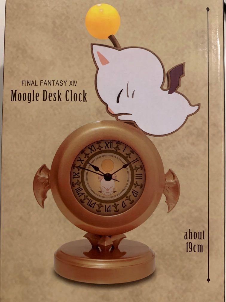 Final Fantasy XIV Moogle Desk Clock *NEW, Hobbies & Toys, Toys & Games ...