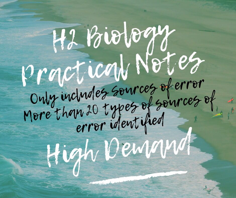 H2 Biology 'A' level Practical Notes, Hobbies & Toys, Books & Magazines ...