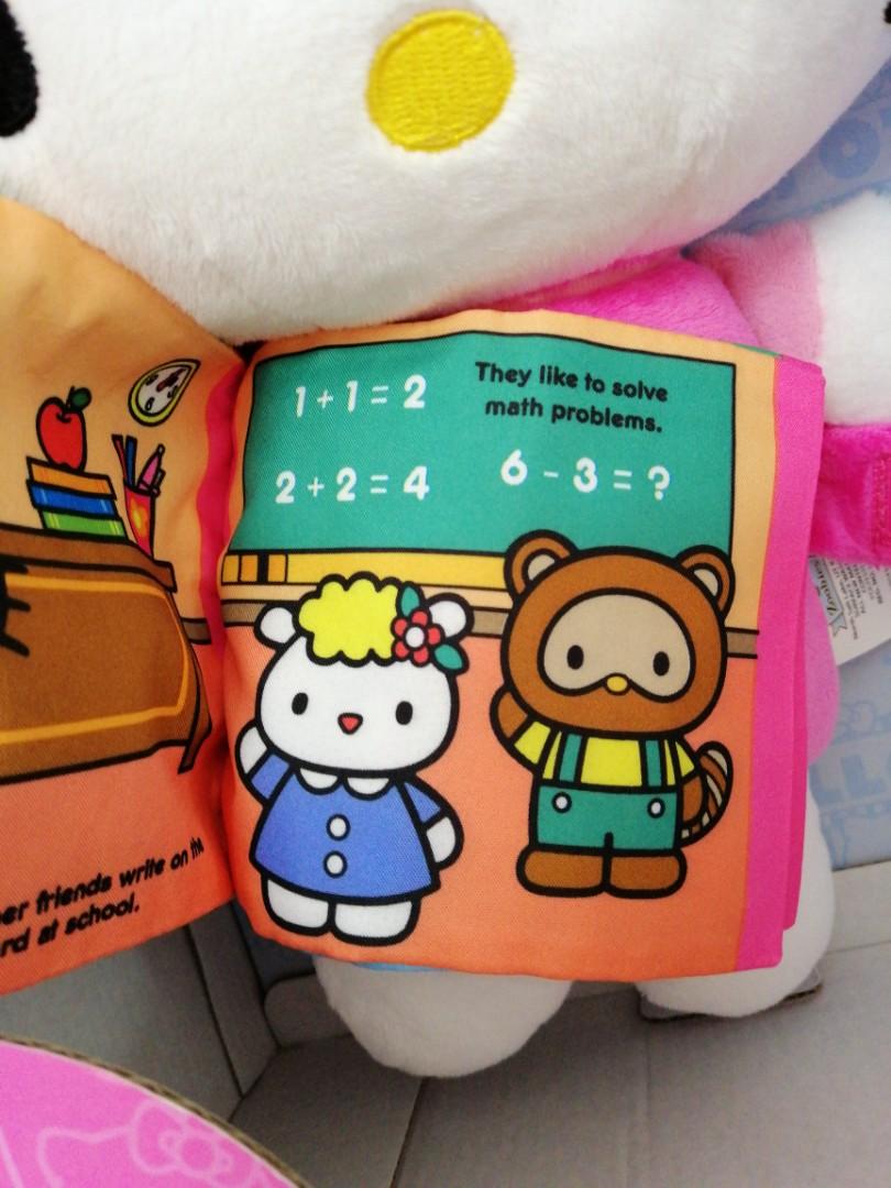 Hello Kitty 2-in-1 plush storybook, Hobbies & Toys, Toys & Games on ...