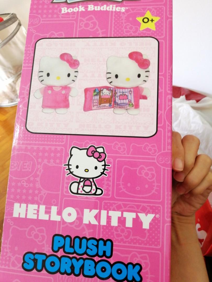 Hello Kitty 2-in-1 plush storybook, Hobbies & Toys, Toys & Games on ...