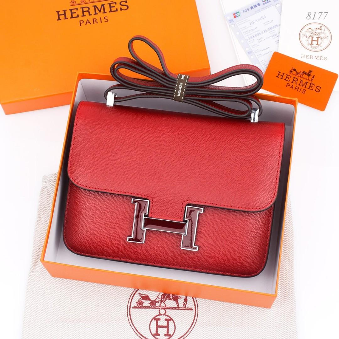 Hermes Constance Medium Bag Epsom Leather, Fesyen Wanita, Tas & Dompet di Carousell