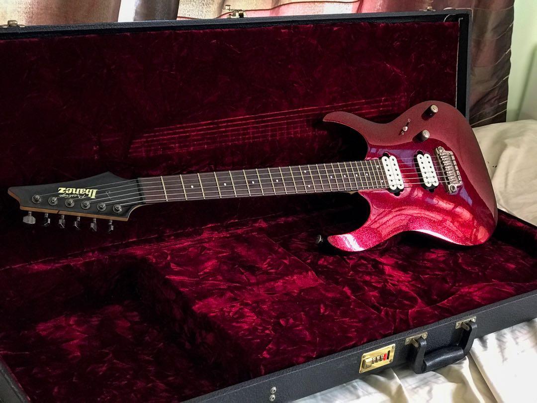 Ibanez Prestige RGA121H Crushed Dark Ruby, Hobbies & Toys, Music ...