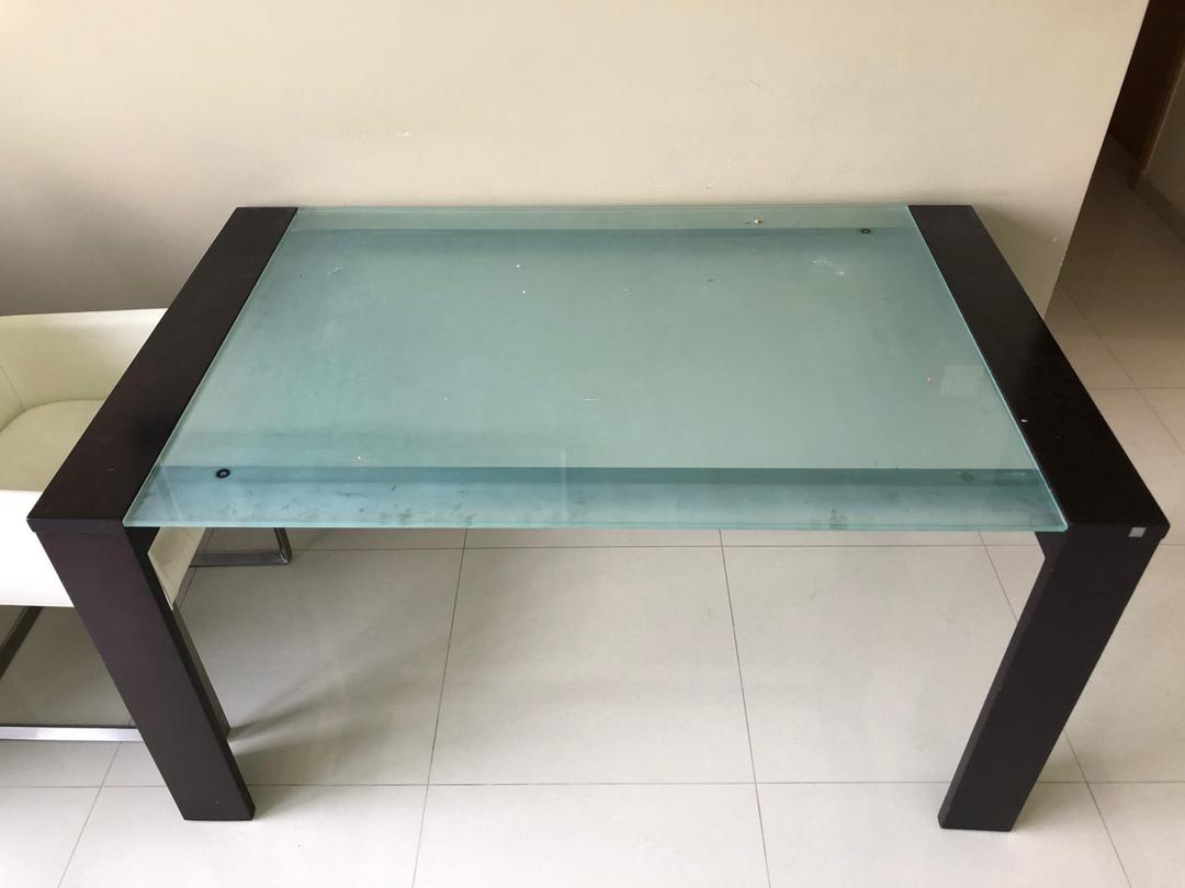 Lami Dining table include 4 chairs!, Furniture & Home Living, Furniture ...