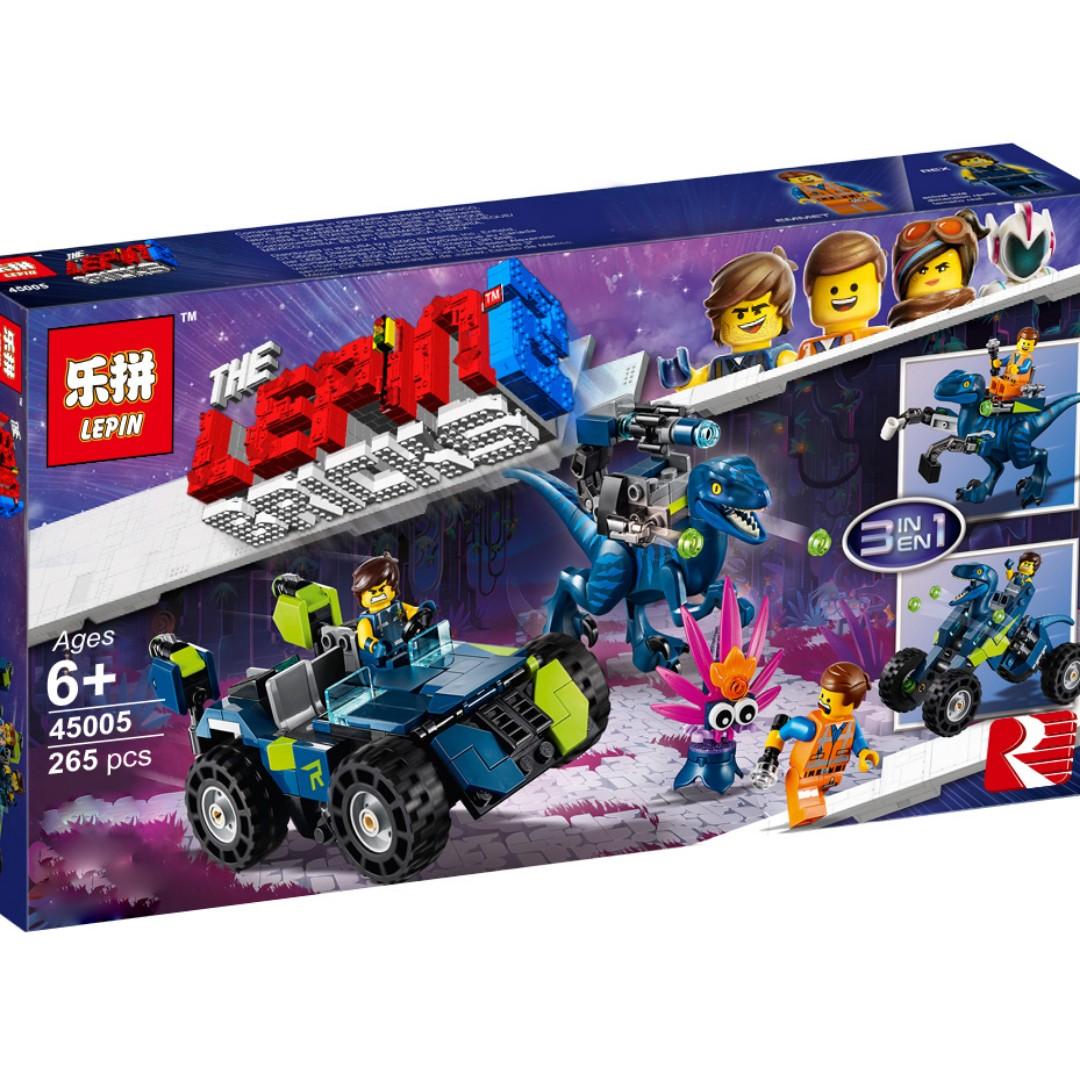 Lepin The Lego Movie Rex's Extreme Offroader Pickup Truck Car Figure ...