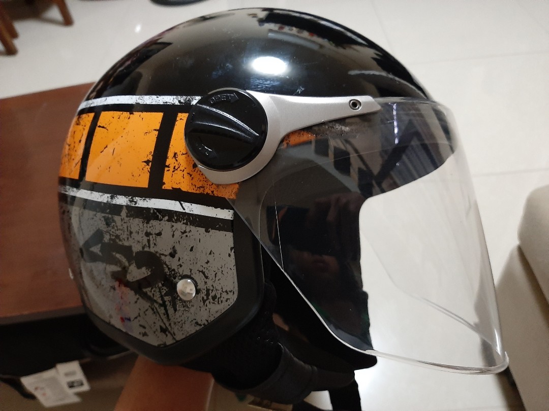 LS2 Rook. Half face helmet Size: Large, Motorbikes, Motorbike Parts ...